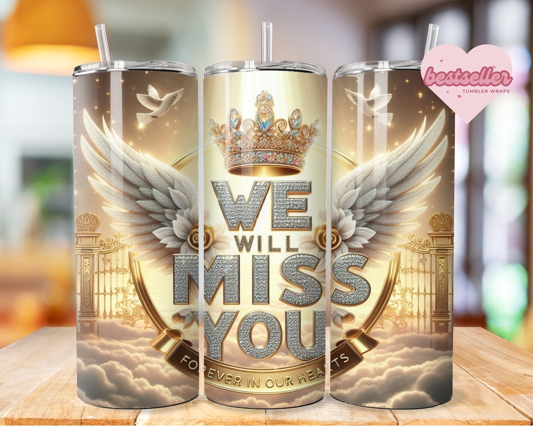 Memorial Tumbler Png Wrap, in Loving Memory Tumbler,20oz Skinny ...