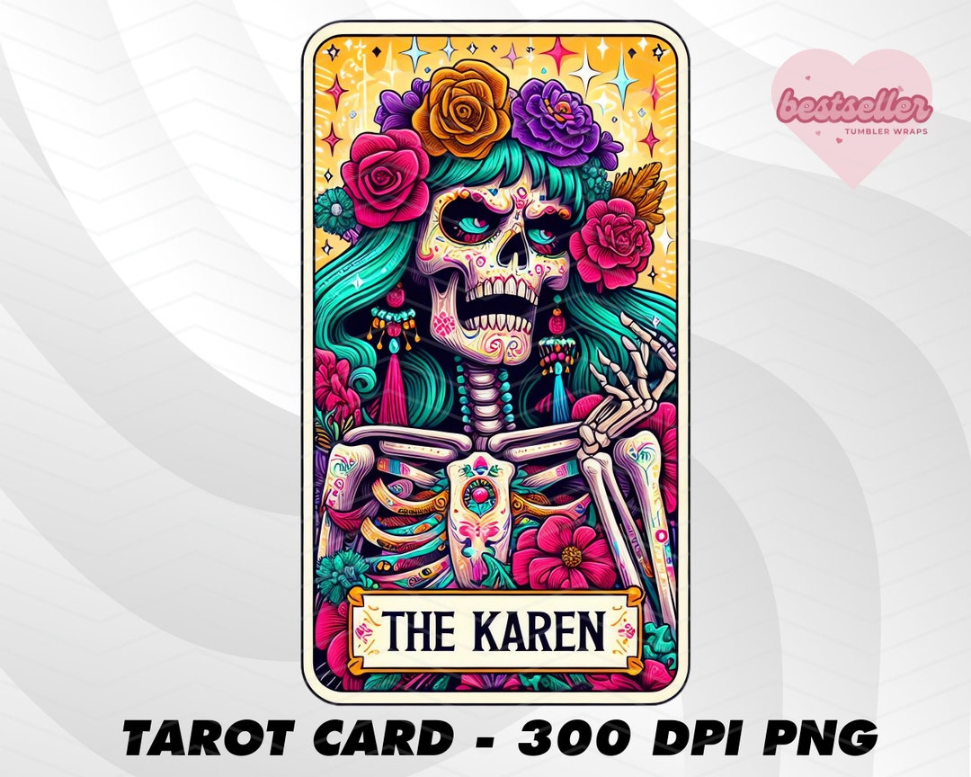 Karen Tarot Card, Funny Tarot Card PNG, Tarot Cards Funny PNG, Tarot ...