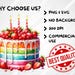 Birthday Clipart Bundle - 600+ Birthday PNG, Watercolor Birthday ...