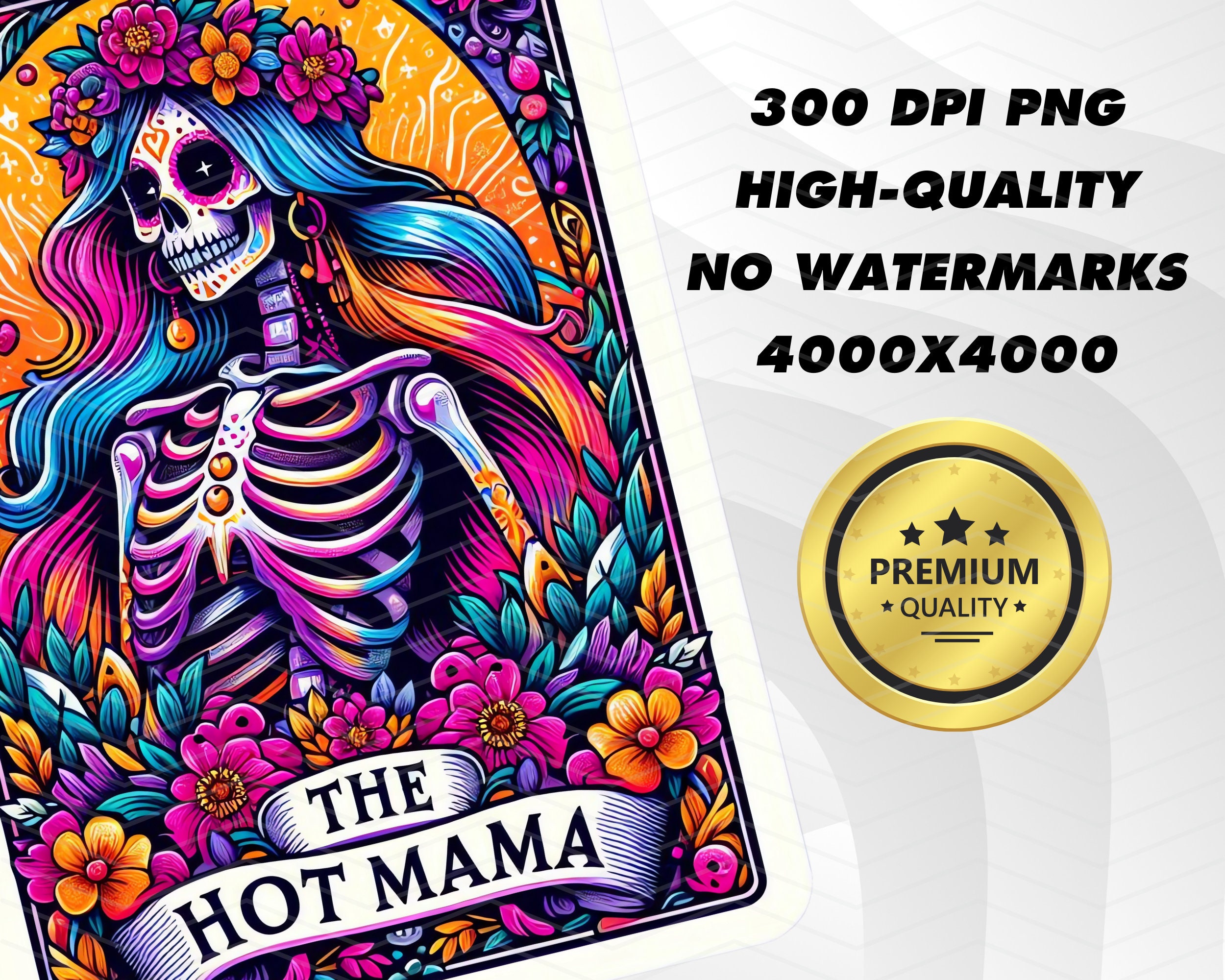 Hot Mama Tarot Card, Funny Tarot Card PNG, Tarot Cards Funny PNG, Tarot ...