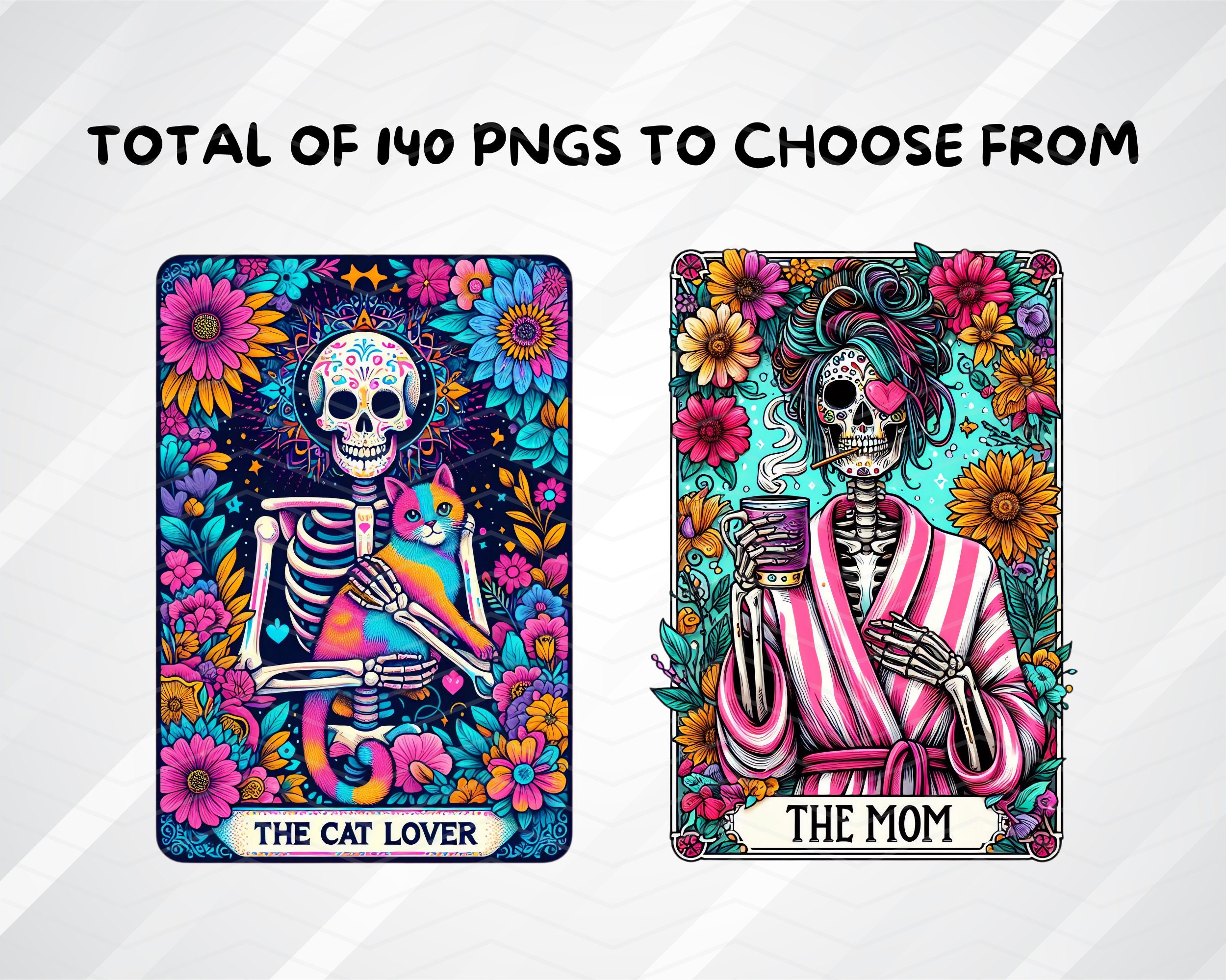 Funny Tarot Cards Bundle PNG, Tarot Sublimation, Tarot Card PNG, Funny ...