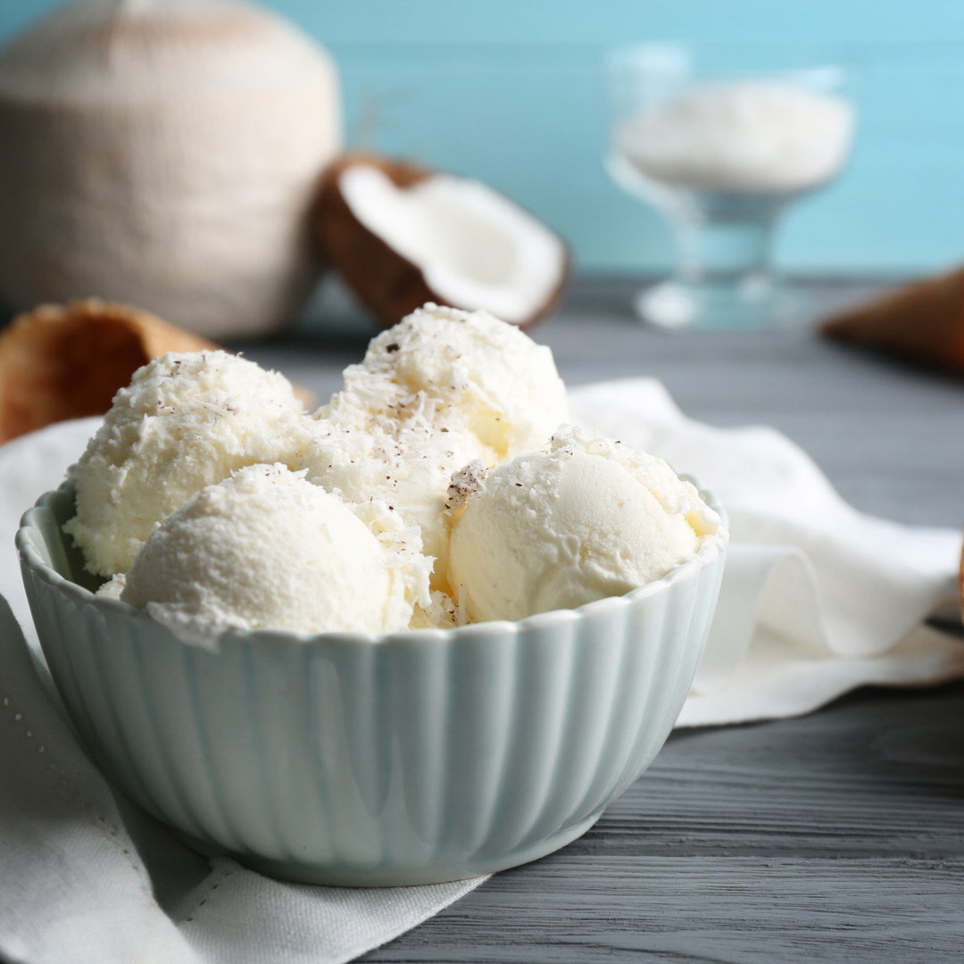 1/2 Pint Coconut & Honey Ice Cream - Etsy