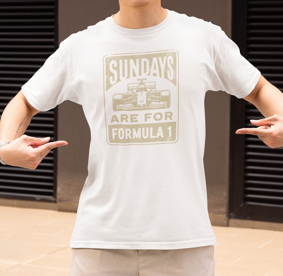 Vintage Formula 1 T-shirt - Sundays Are for Formula 1 Retro Racing Tee ...