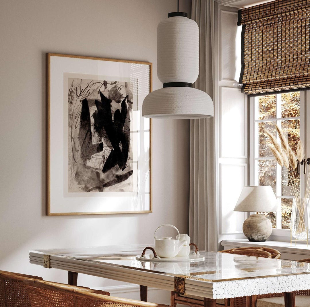 Abstract Symbolist Painting Poster | Dark Colour Home Accessories ...