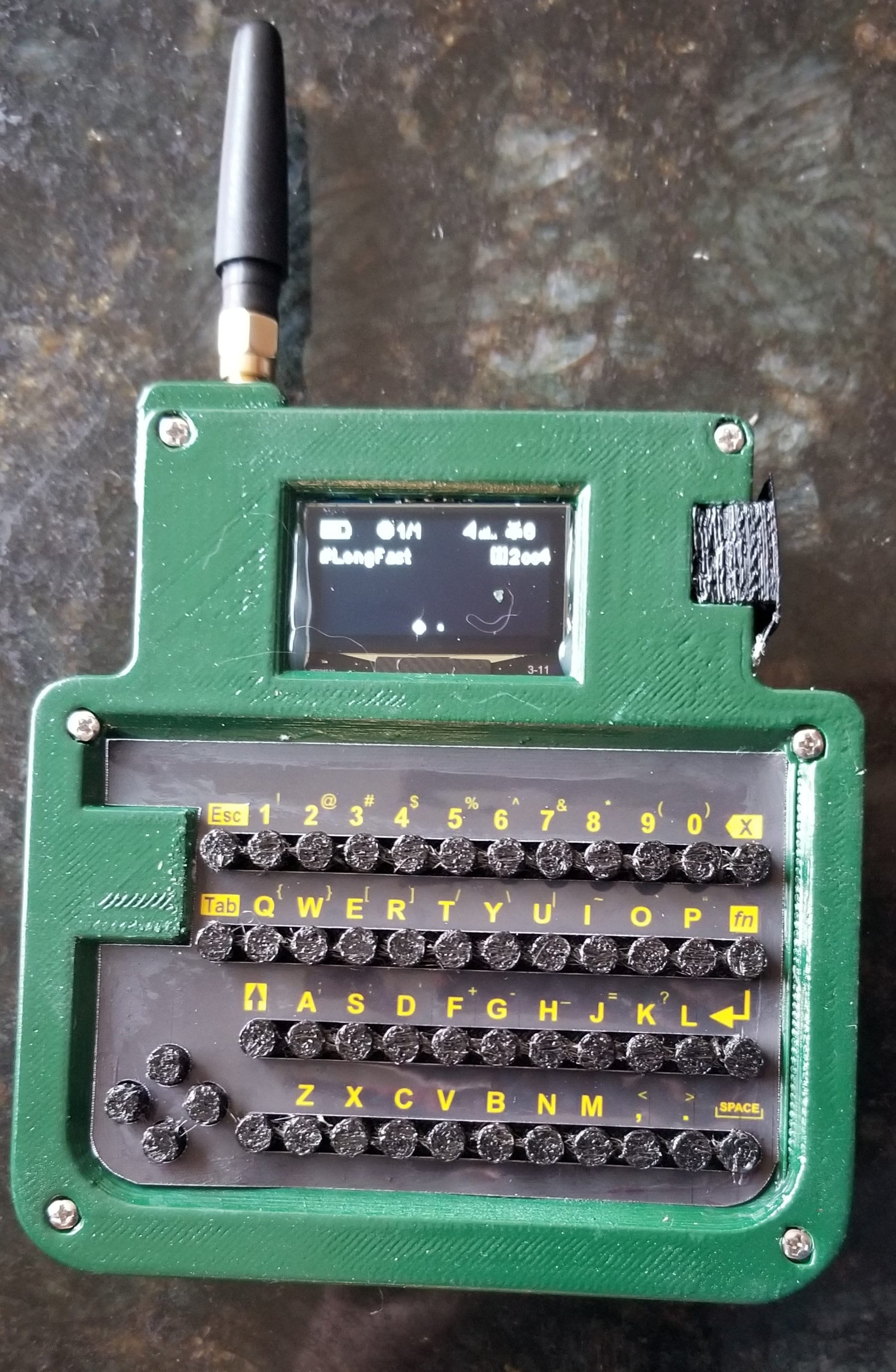 Meshatastic Device With Full Keyboard Support in Weather Resistant Case ...