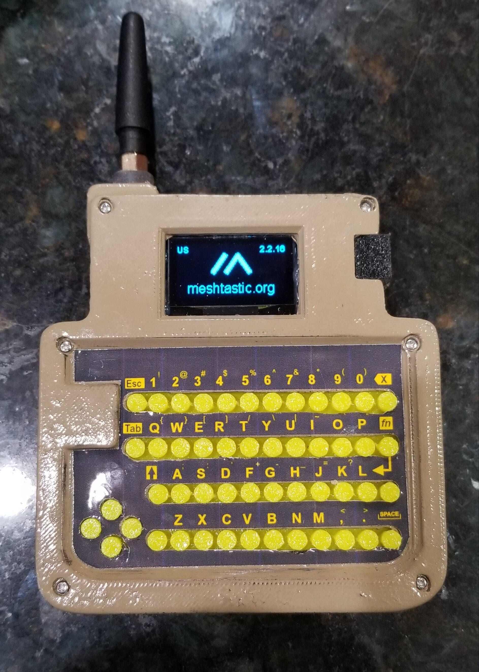 Meshatastic Device With Full Keyboard Support in Weather Resistant Case ...