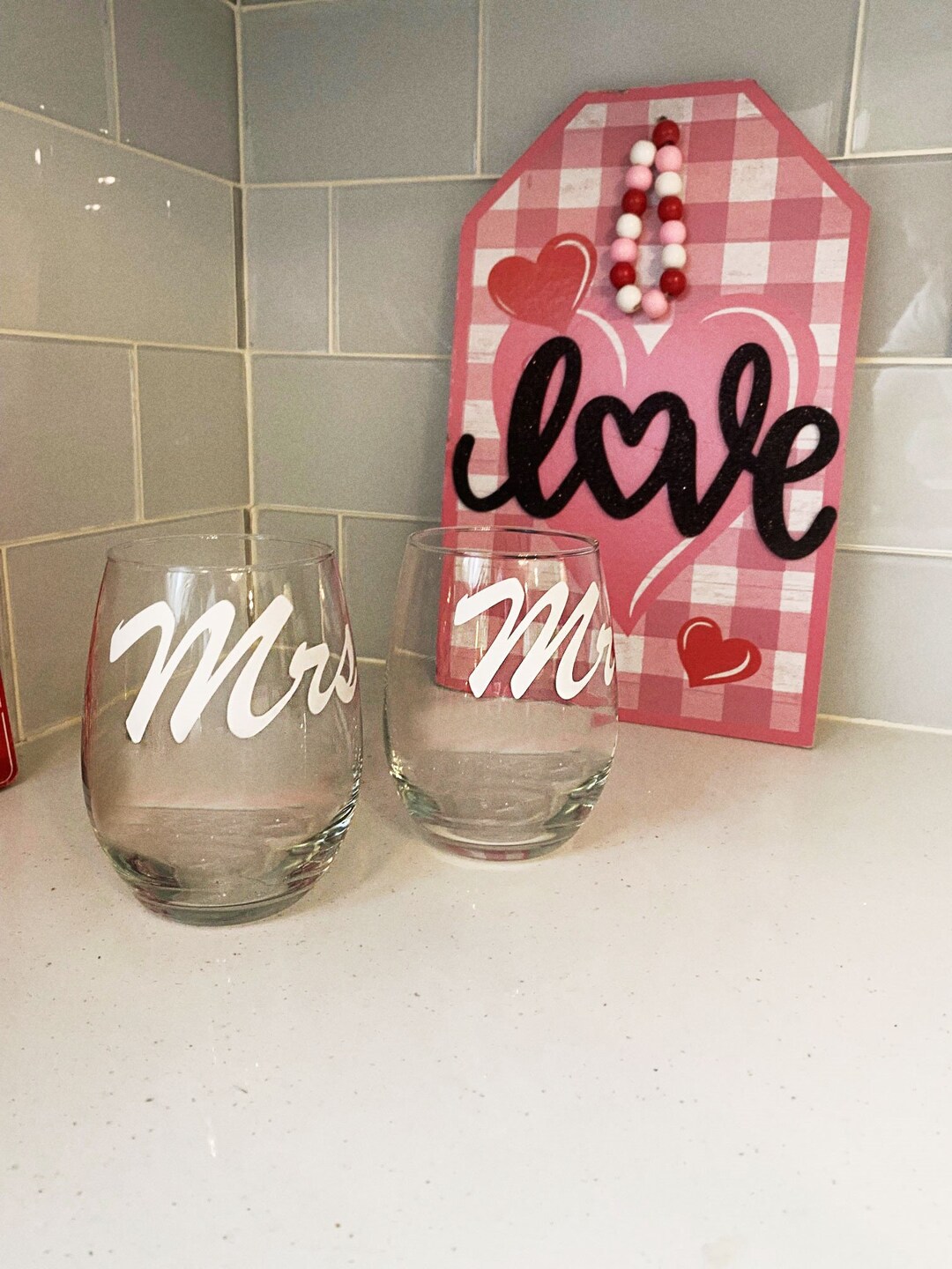Personalized Wine Glasses Etsy