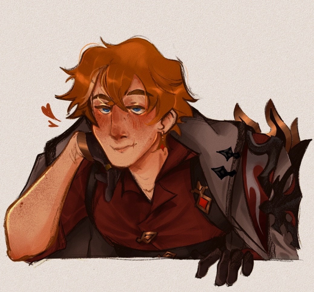 Genshin Impact Childe Art Print Tartaglia - Etsy