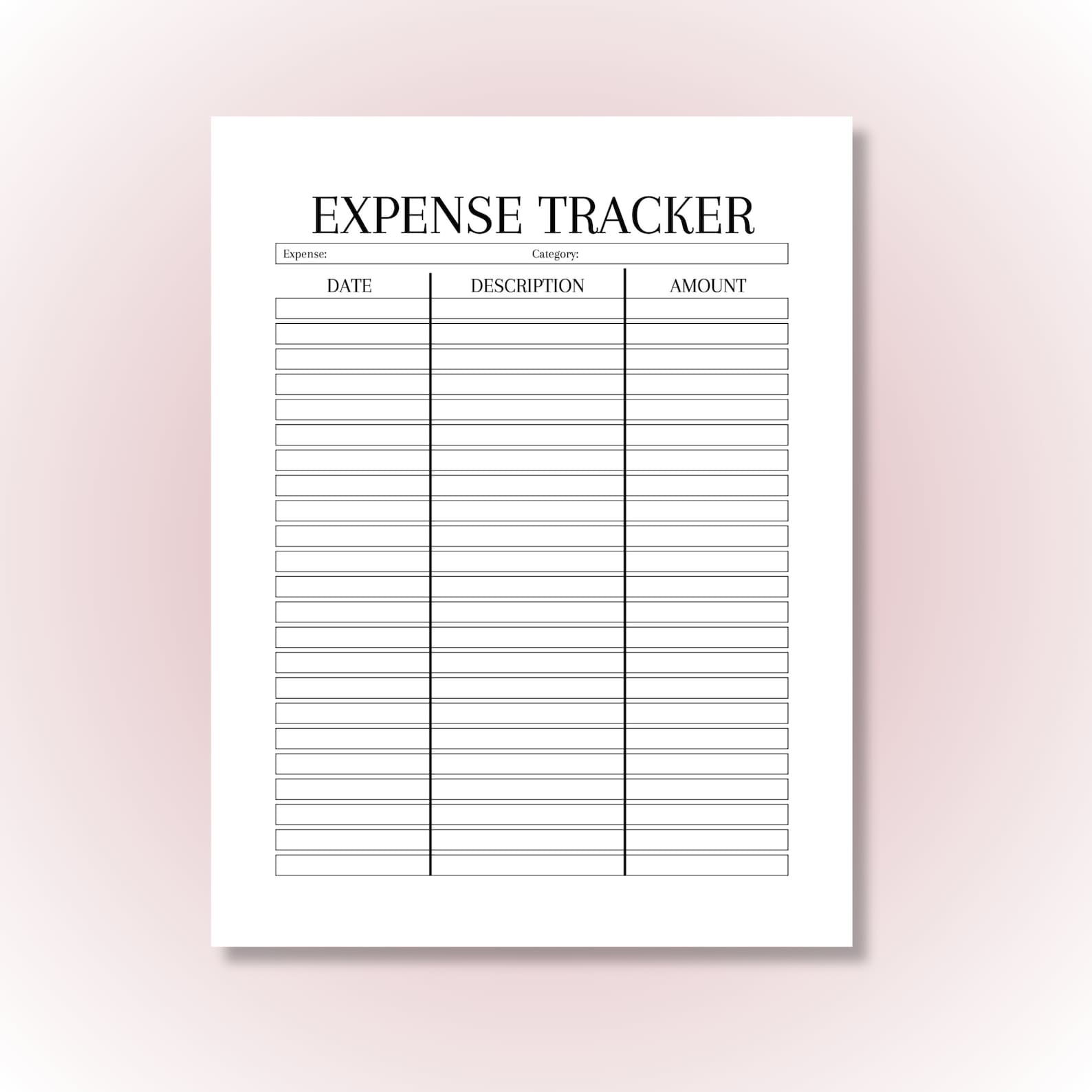 Bill Tracker Expense Tracker Bill Tracker Printable Expense Tracker ...