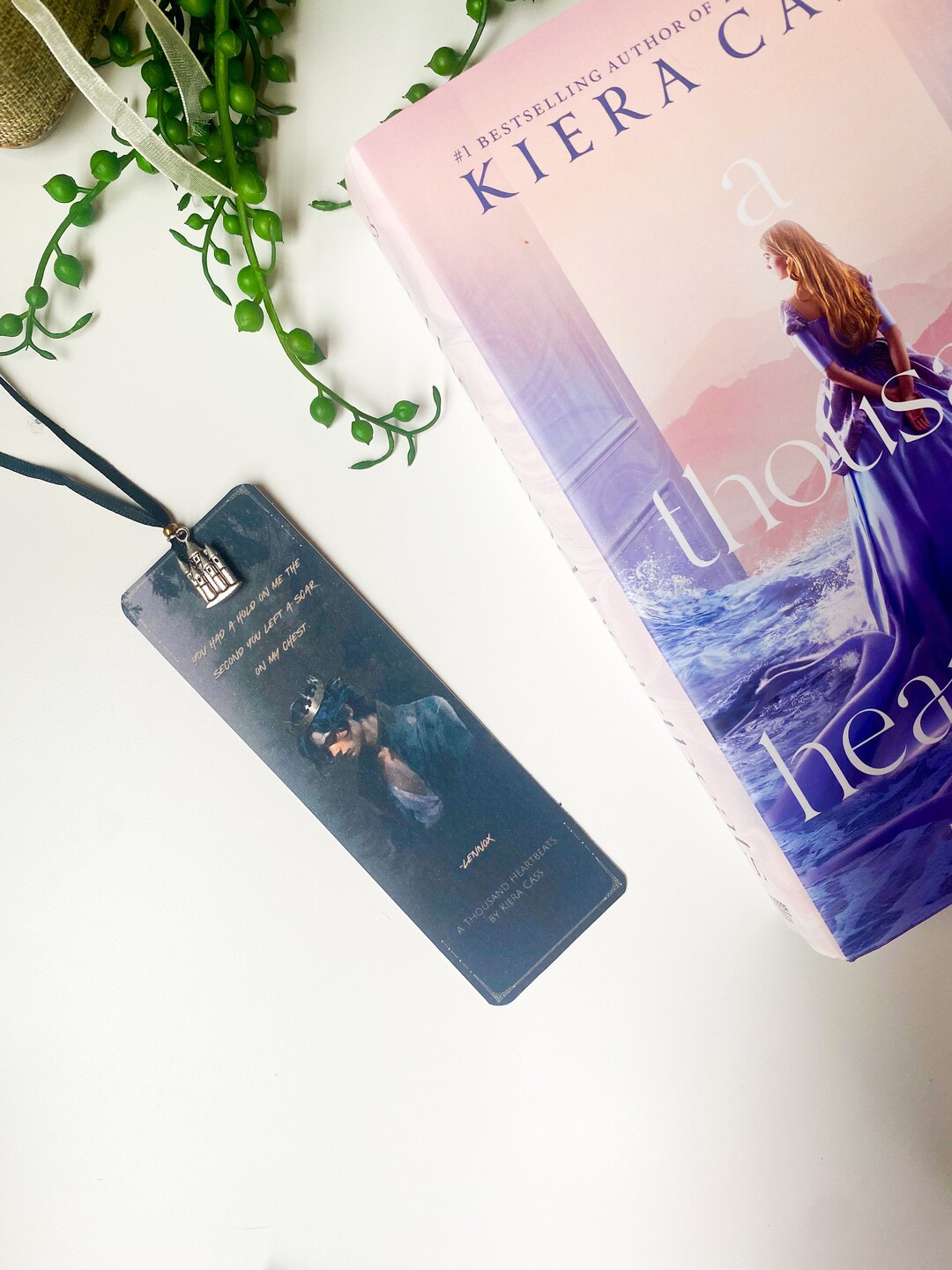 A Thousand Heartbeats Bookmark - Lennox | Kiera Cass Book Lover Gift ...