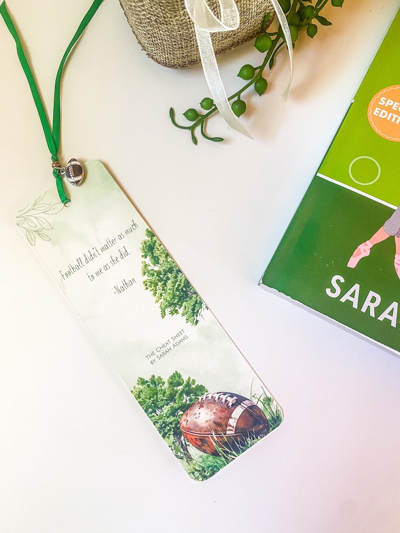 The Cheat Sheet Bookmark - Nathan | Sarah Adams Inspired Gift | Unique ...