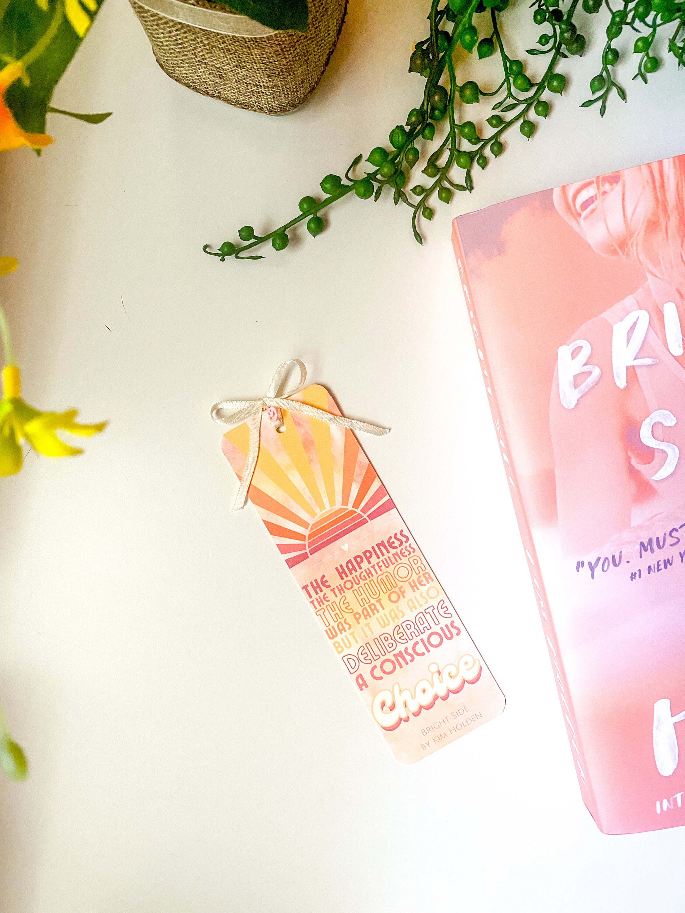 Bright Side by Kim Holden Bookmark kate - Etsy