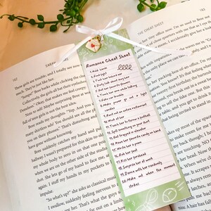 The Cheat Sheet Bookmark - Nathan’s List | Sarah Adams Inspired Gift ...