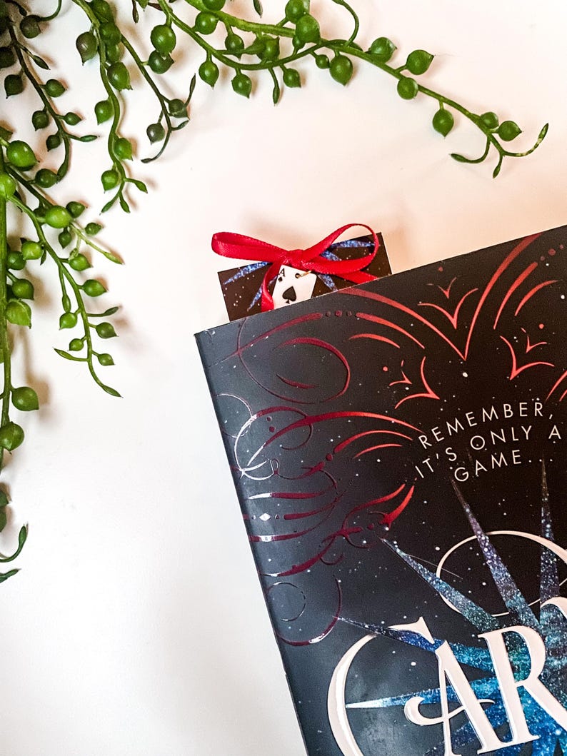 Caraval Bookmark | Stephanie Garber Book Lover Gift | Romantic Fantasy ...