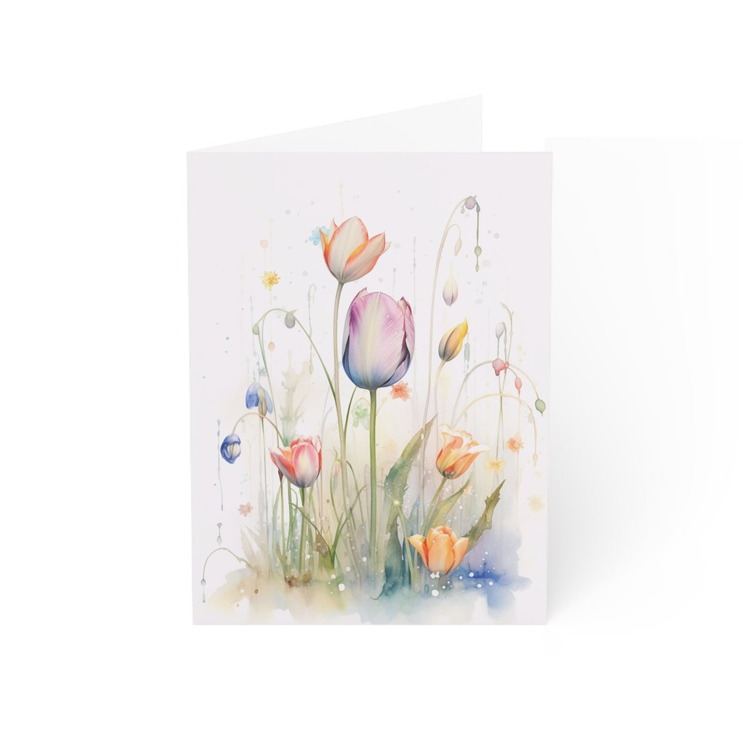 Easter Floral Card (1, 10, 30, and 50pcs) - Etsy Australia