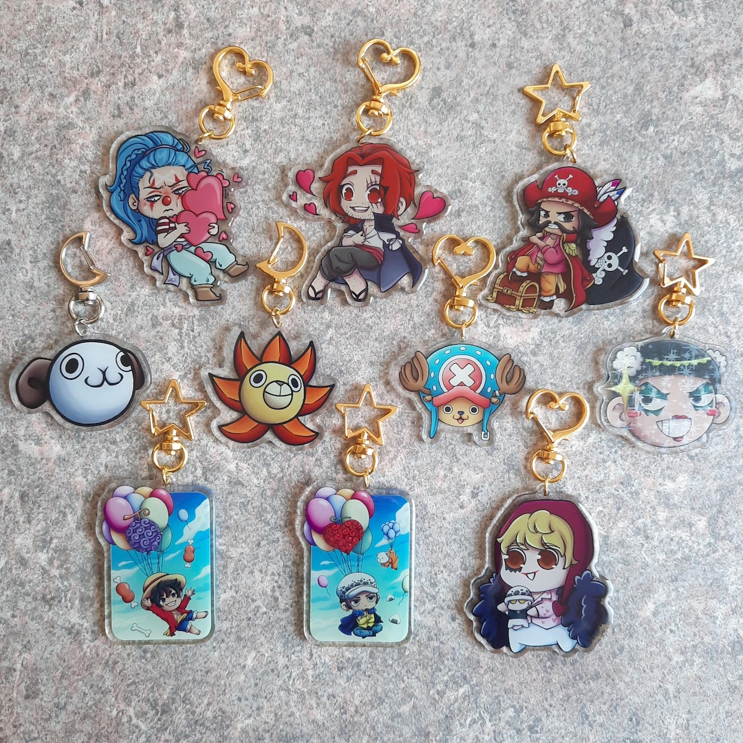 One Piece Keychain - Etsy