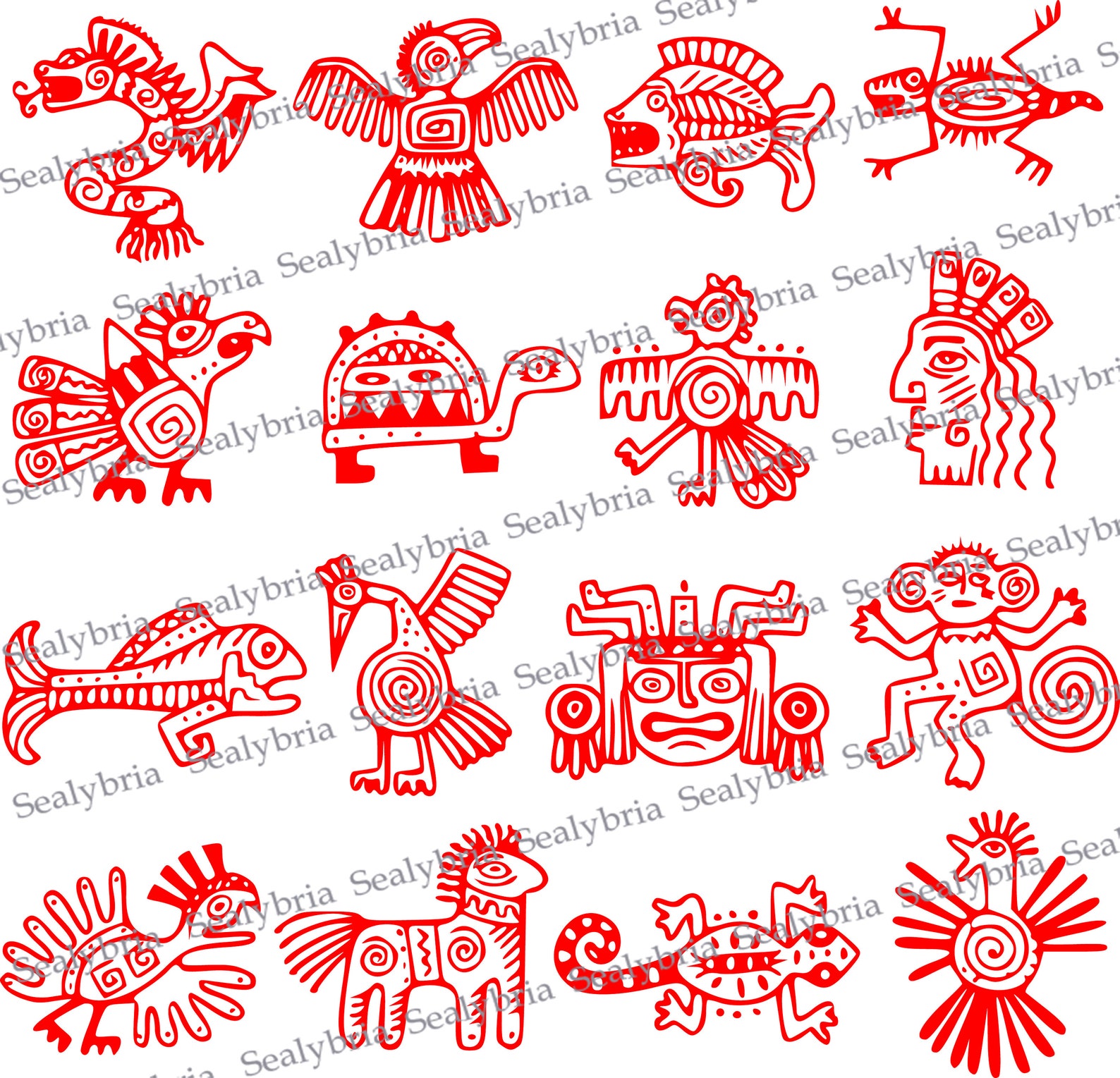 Aztec Pattern Png,mayan Pattern Svg,mayan Pattern Png,maya Pattern Dxf ...