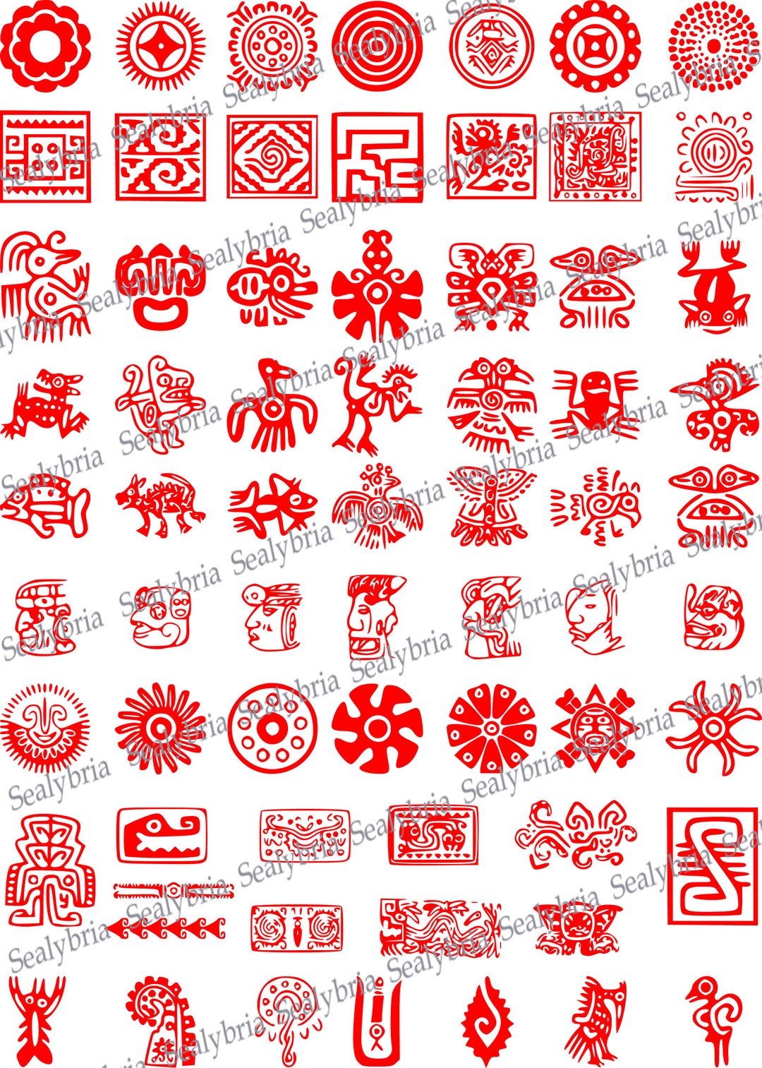 Aztec Pattern Png,mayan Pattern Svg,mayan Pattern Png,maya Pattern Dxf ...