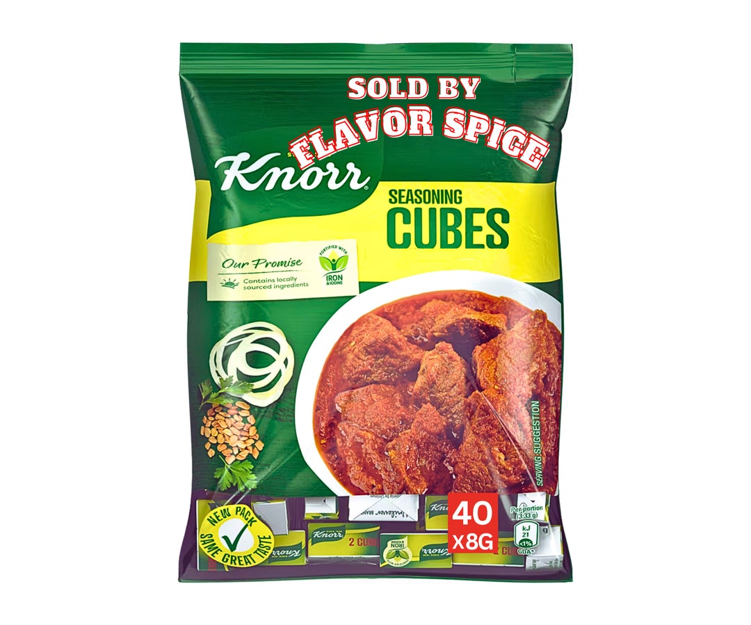 Knorr Seasoning Cube 45g | 40 Cubes | 1 Pack - Etsy