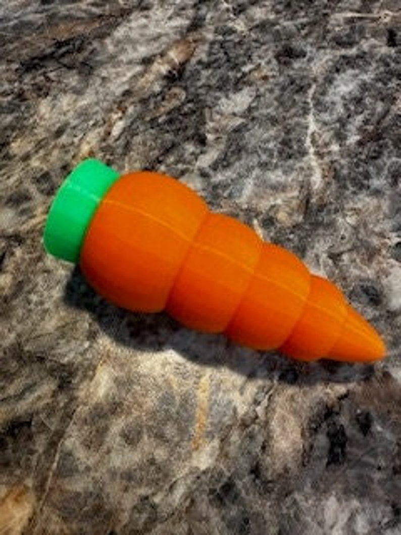 Easter Fillable Carrot, 3D Printed Carrot Container, Fillable - Etsy