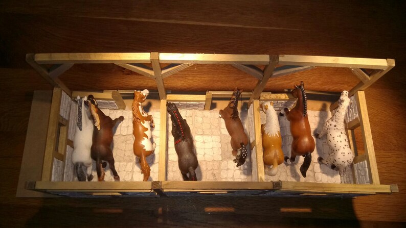 Large Horse Stable LUISENHOF Construction Kit Craft Set Model Building ...