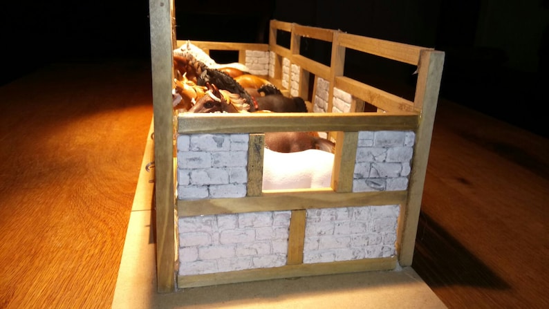 Large Horse Stable LUISENHOF Construction Kit Craft Set Model Building ...