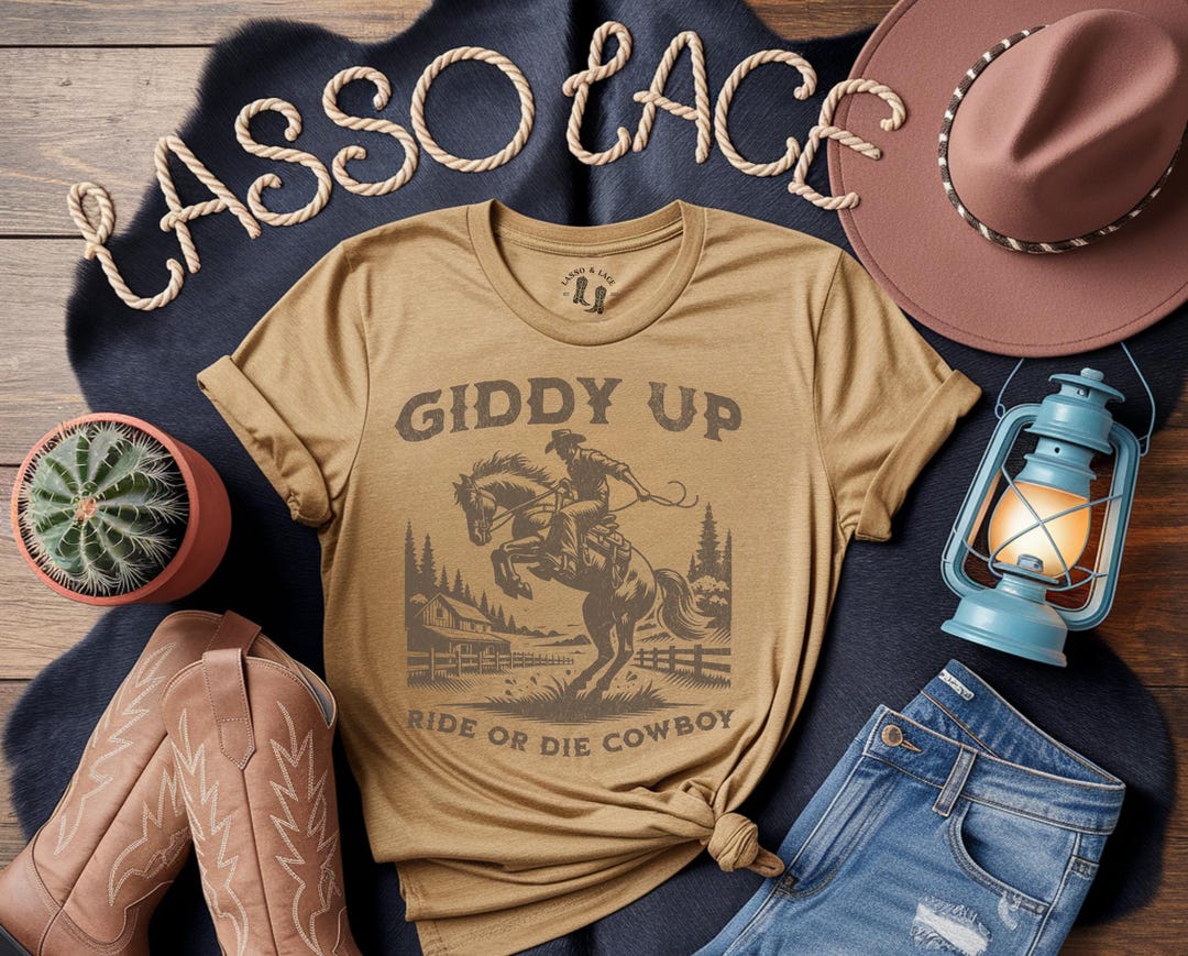 Giddy up Cowboy Shirt, Cowgirl Aesthetic, Cowgirl Shirt, Wild West T ...