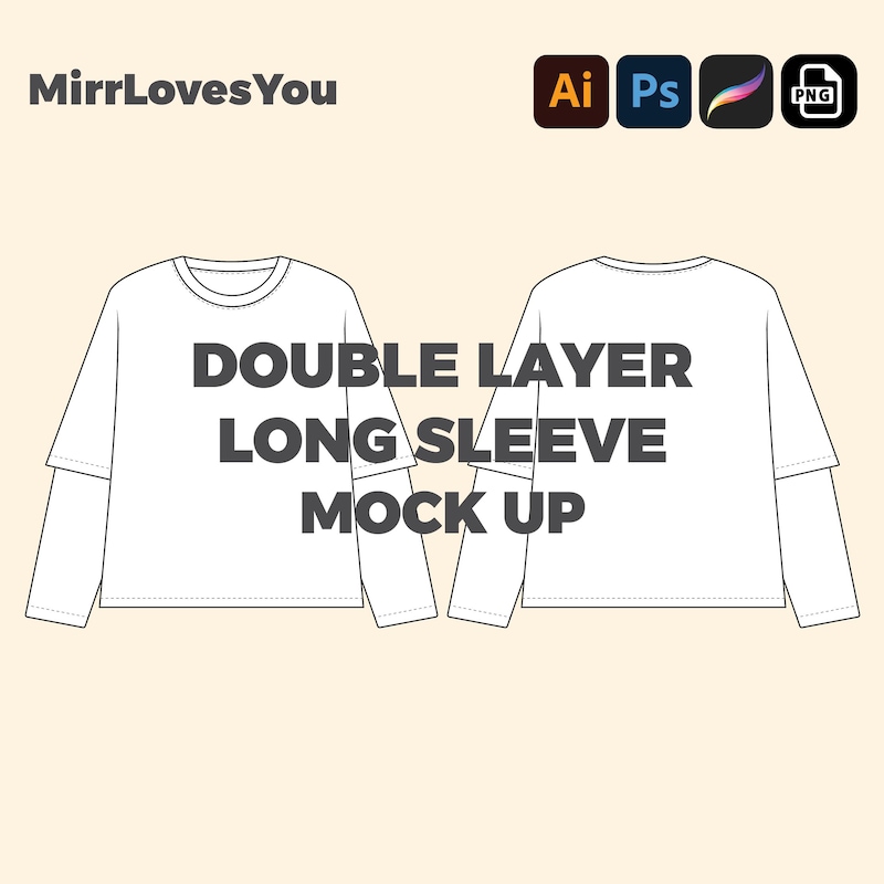 Double Sleeve Shirt - Etsy
