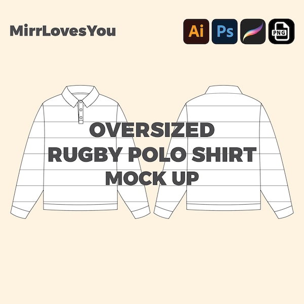 Oversized Rugby Polo - Etsy