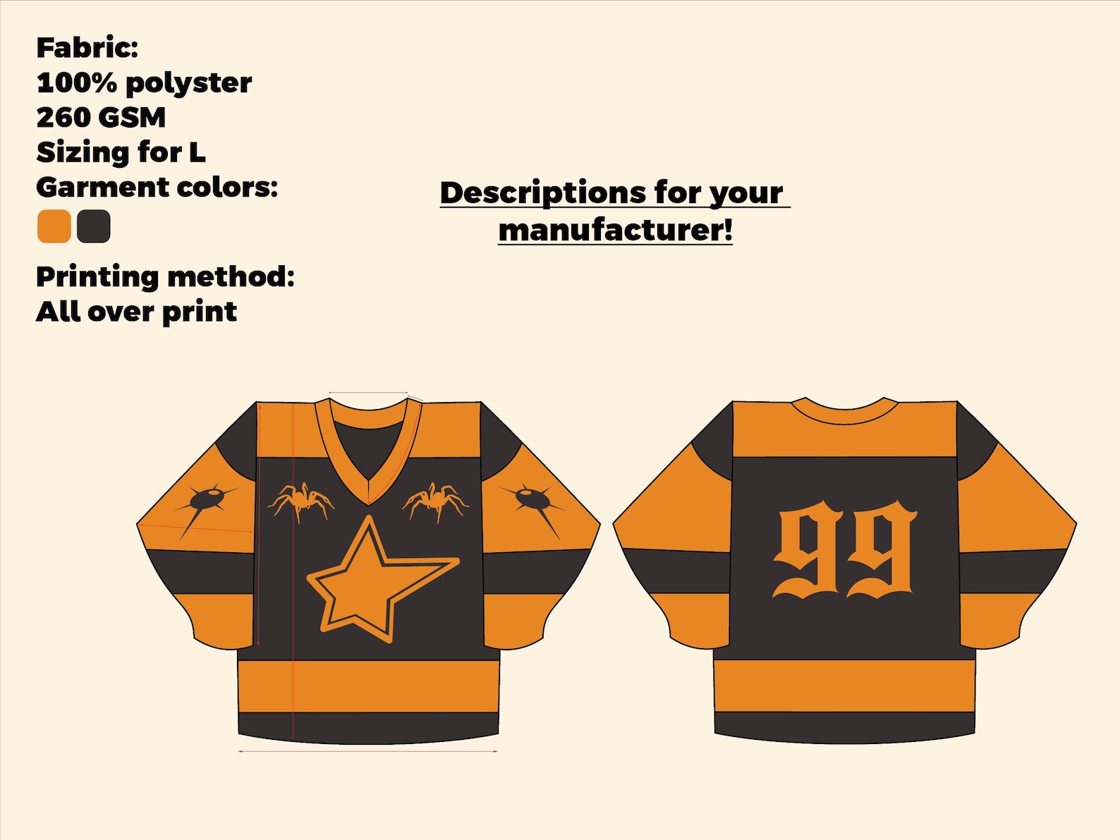 Streetwear Sports Jersey Bundle Vector Template Hockey Jersey Flat ...