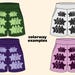 Boxing Shorts Oversized Fit Vector Template Mock-up Adobe Illustrator ...