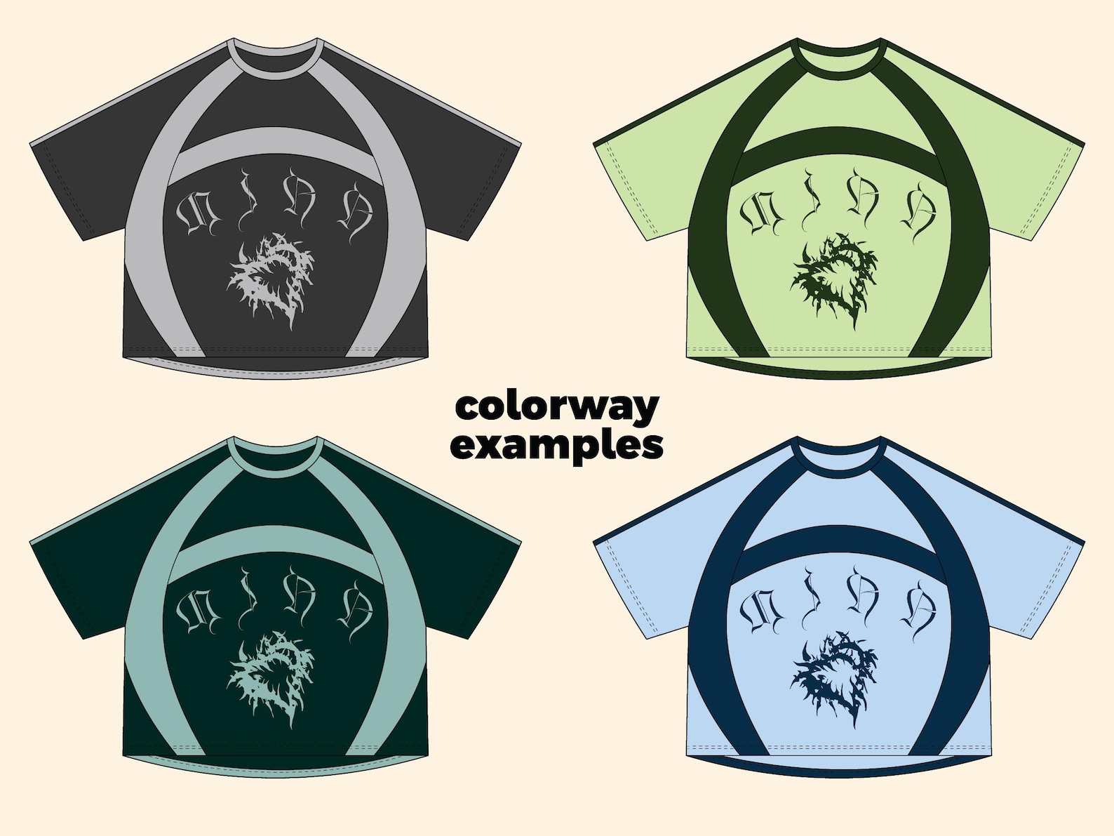 Streetwear Oversized Football Jersey Vector Template Mock-up Adobe ...