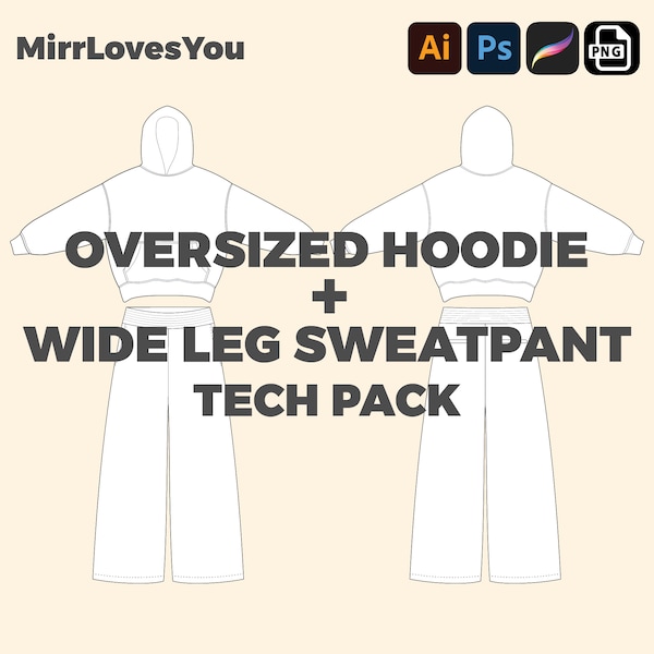 Wide Leg Sweats Pattern - Etsy