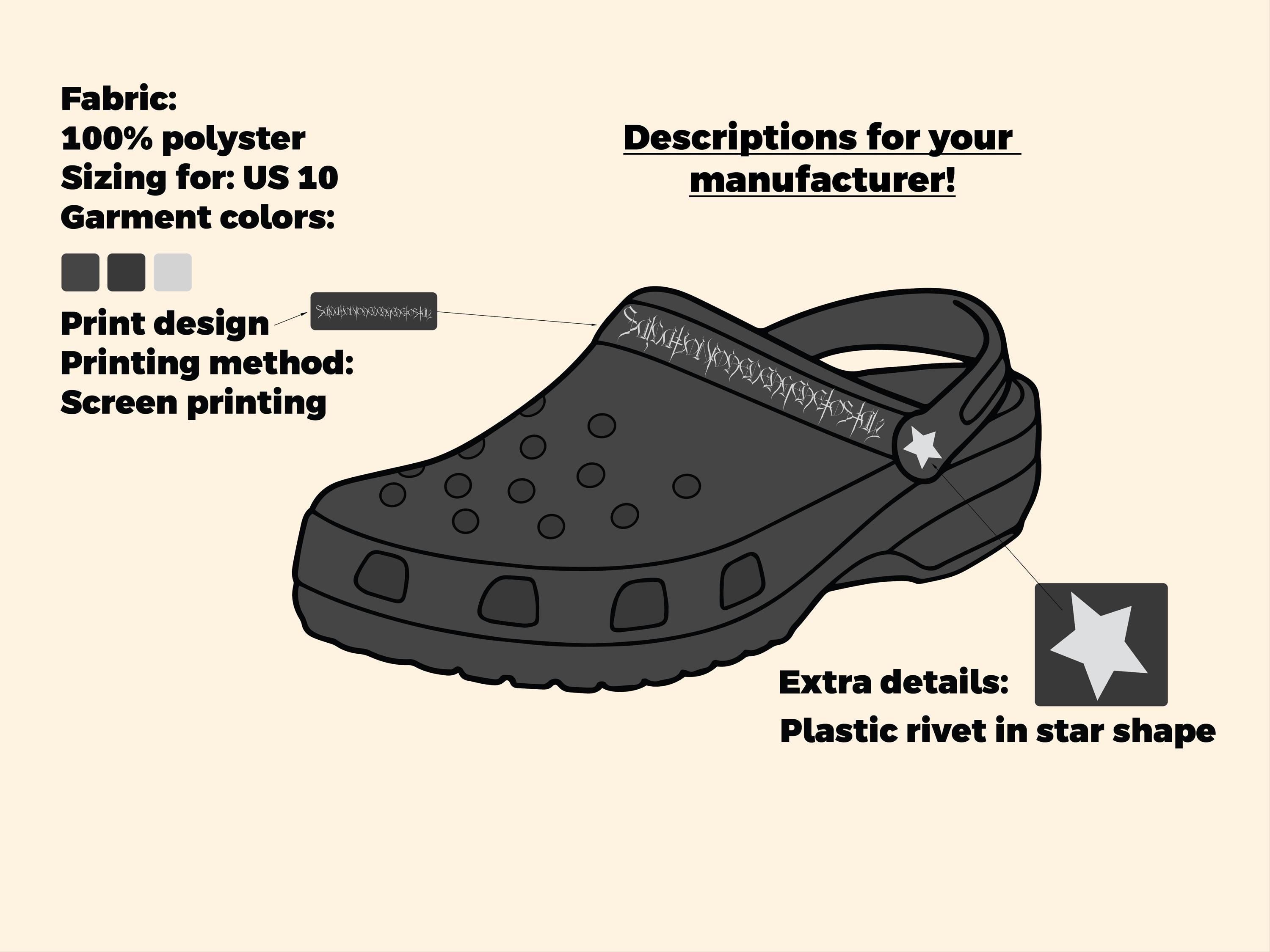 Crocs Mock up Sandals Vector Template Adobe Illustrator PNG SVG ...