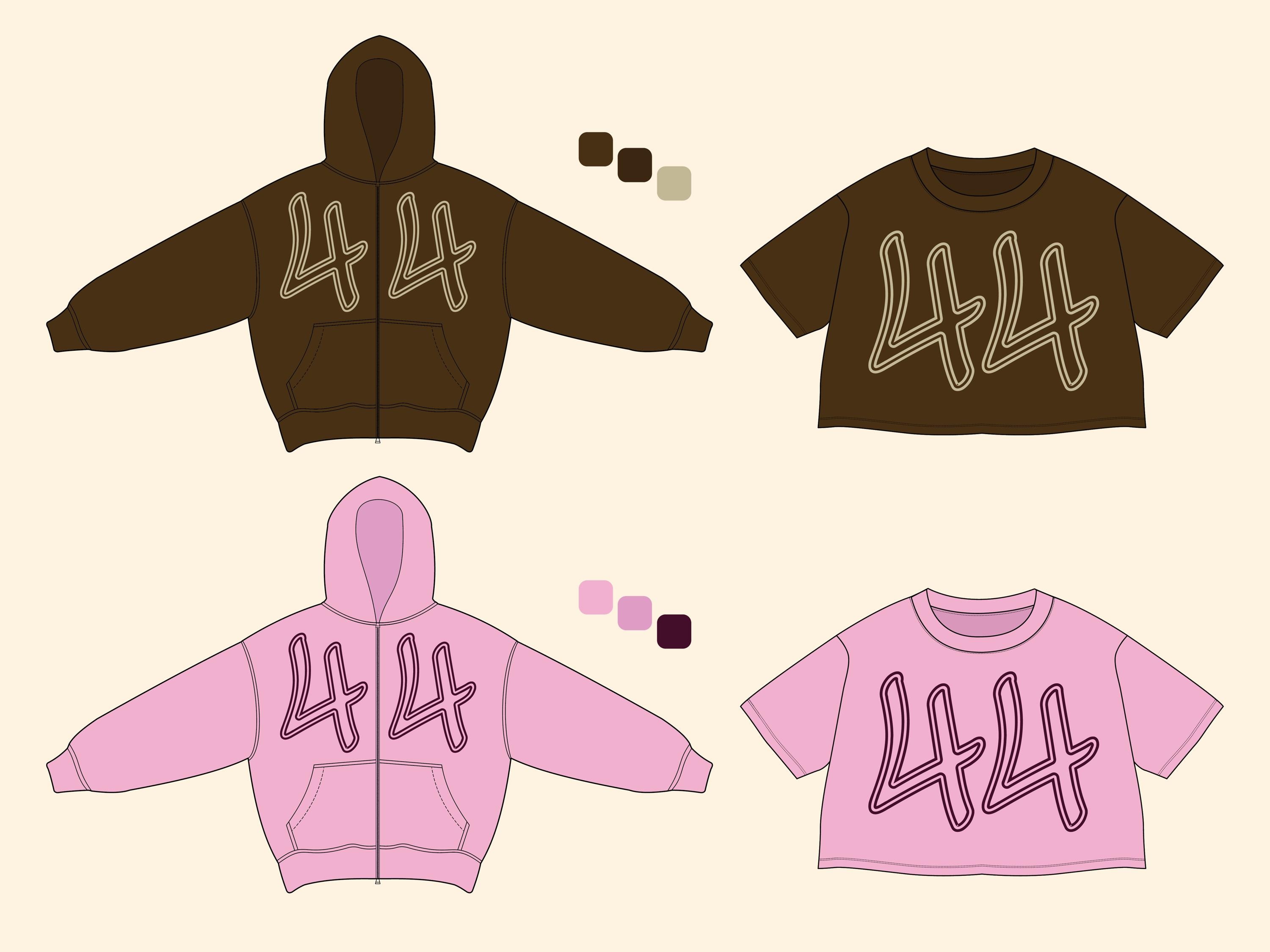 Clothing Vector Mockup Pack Streetwear Tech Pack Bundle Template ...