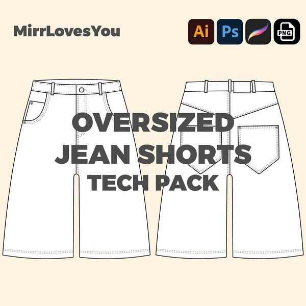 Jorts Mockup - Etsy