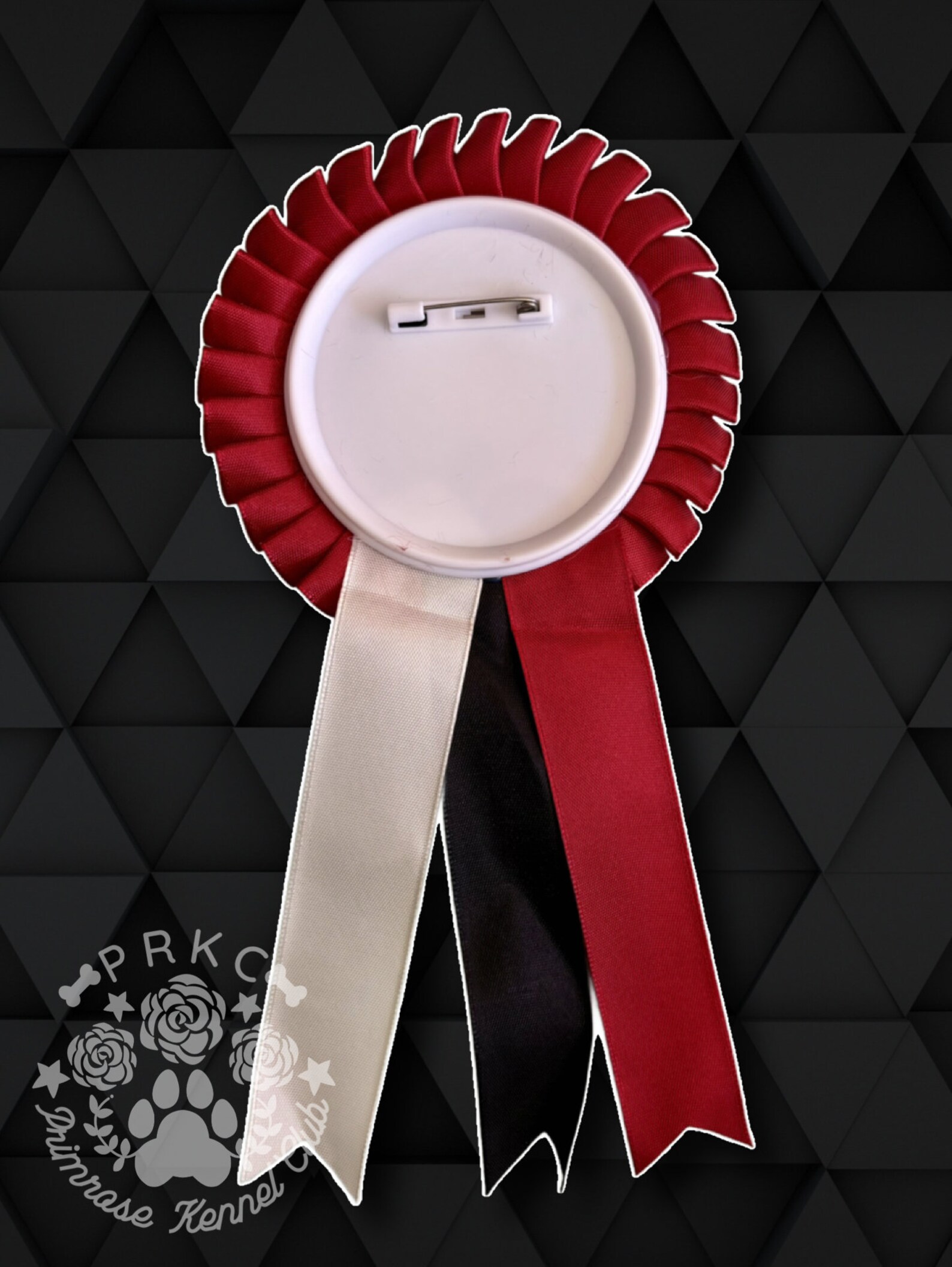 BEST IN BITING - Kennel Club Award Ribbon Badge Petplay Pupplay Puppy ...