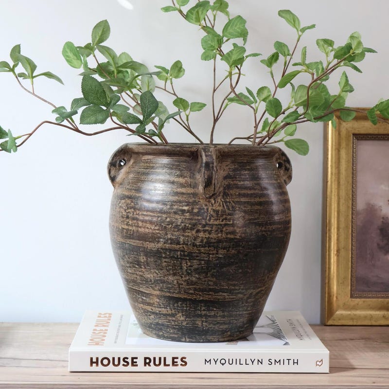 Brown Vase Free Shipping - Etsy