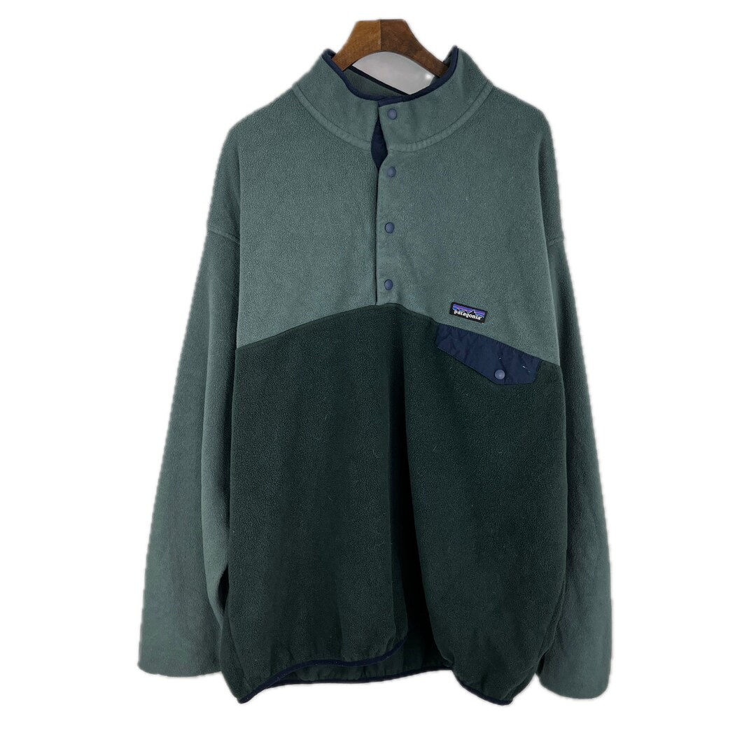 Rare Patagonia Synchilla Snap-t Fleece 2-tone Carbon XXL Men's Warm ...