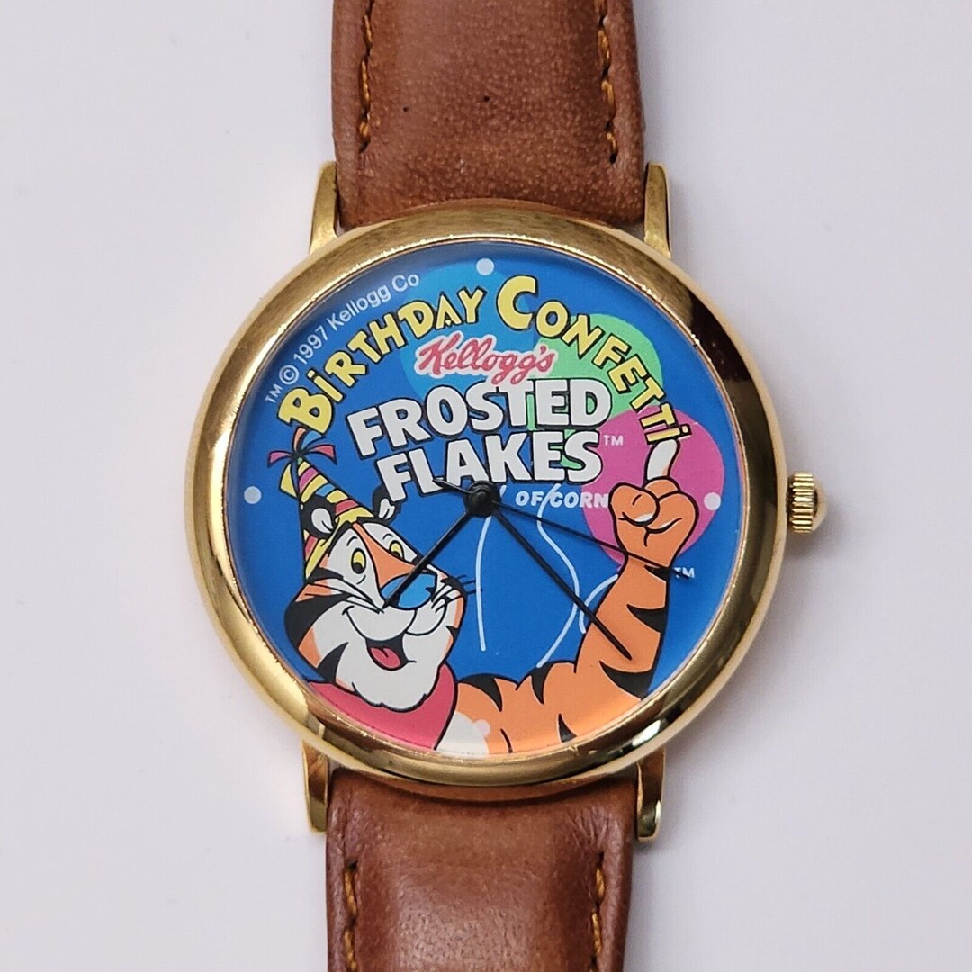 Vintage Kellogg's Frosted Flakes Tony the Tiger Analog Quartz Watch ...