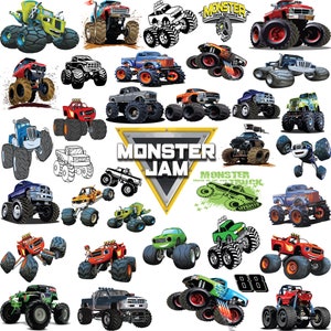 Monster Jam Svg - Etsy