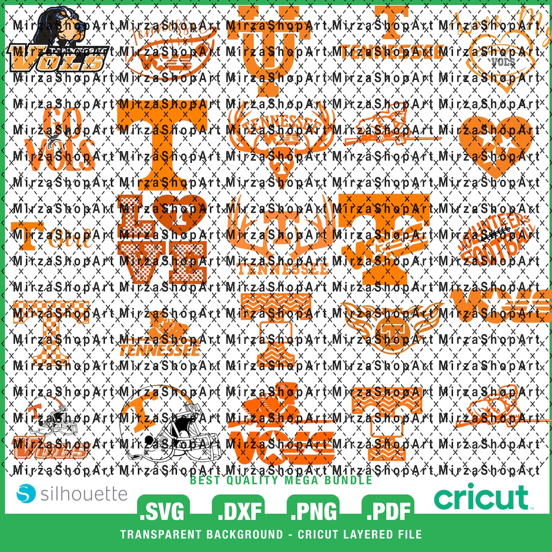 Best Bundle 45 Tennessee-vols-logo SVG, Best Layered File, Game Day ...