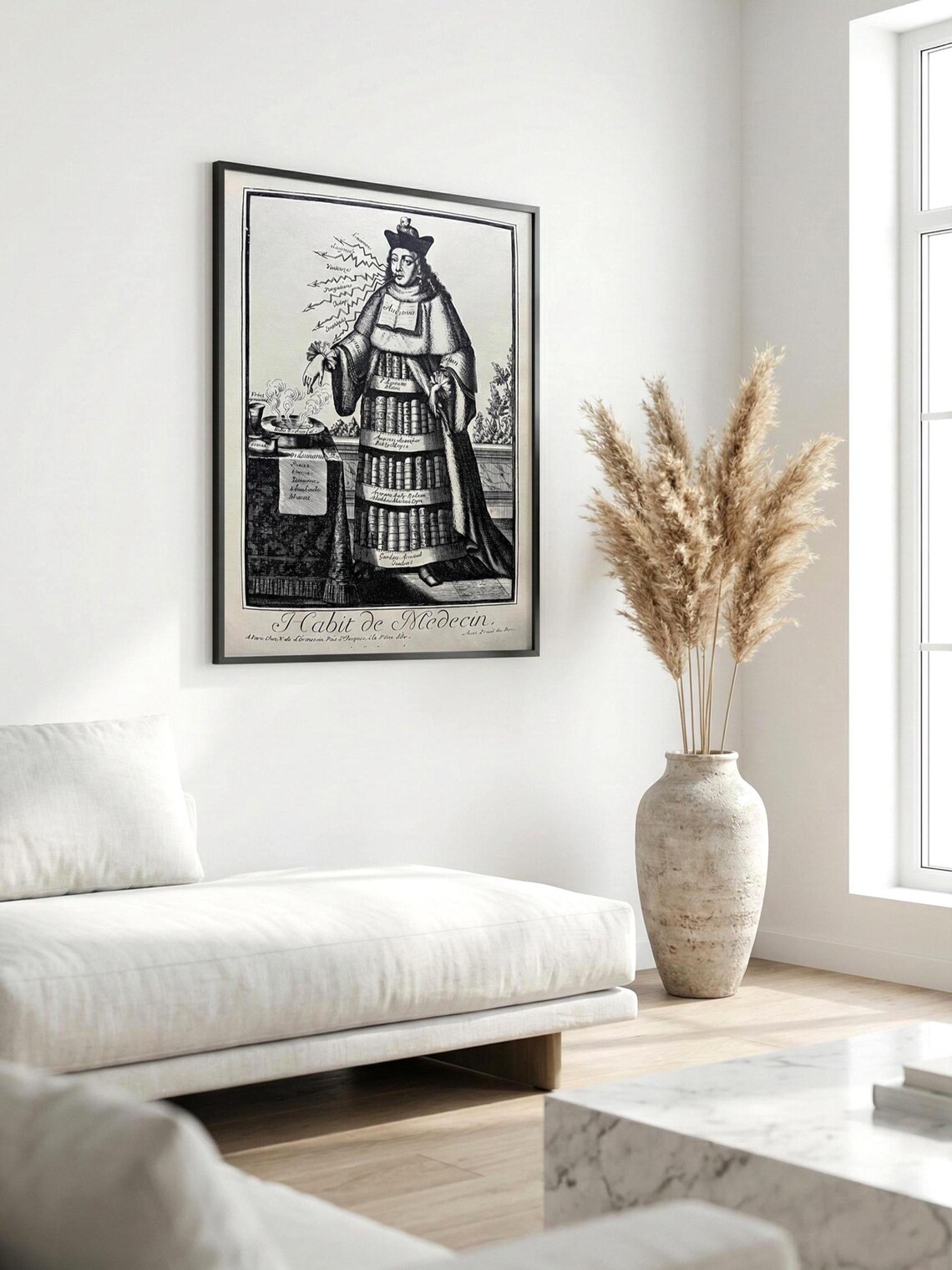 Plague Doctor Era Print, 17th Century Medical Costume, Dark Academia ...