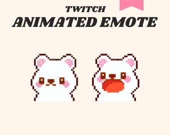Animated Tanuki Mouth Open Closed Emote, Pixel Pop Meme Emoji for Kick ...