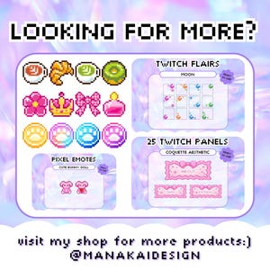 Moon Coin Twitch Channel Points | Cute Pixel Emotes Set | Gaming Money ...