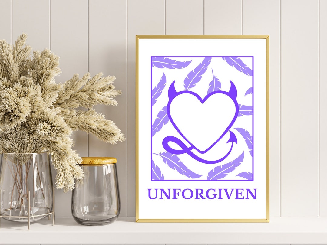 Le Sserafim UNFORGIVEN Poster Aesthetic Preppy Wall Art Digital ...