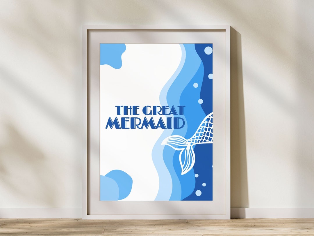 Le Sserafim the Great Mermaid Poster Aesthetic Preppy Wall Art Digital ...