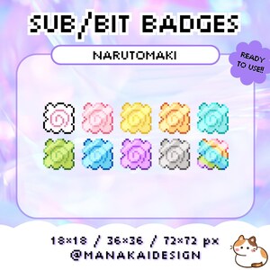 Naruto Maki Twitch Sub Badge | Bit Badge | Kawaii Japanese Naruto ...