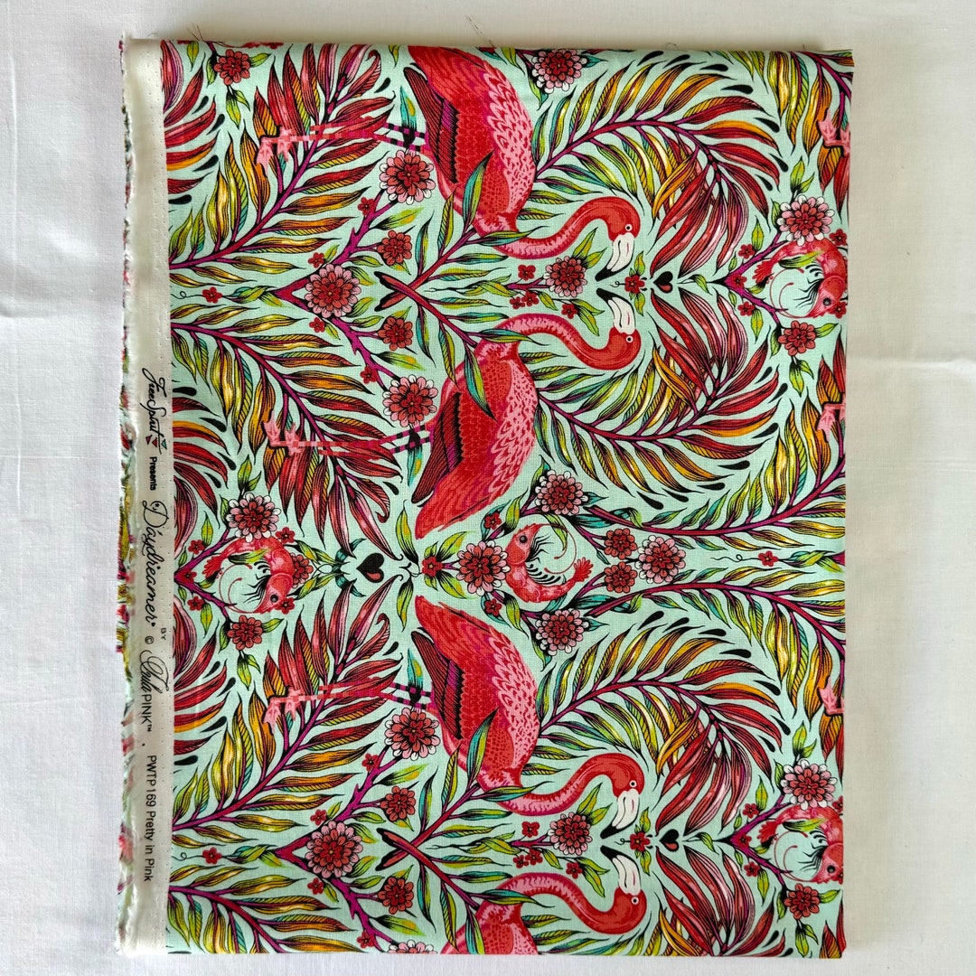 Tula Pink's Daydreamer - One Fat Quarter Cut of the "pretty in Pink ...
