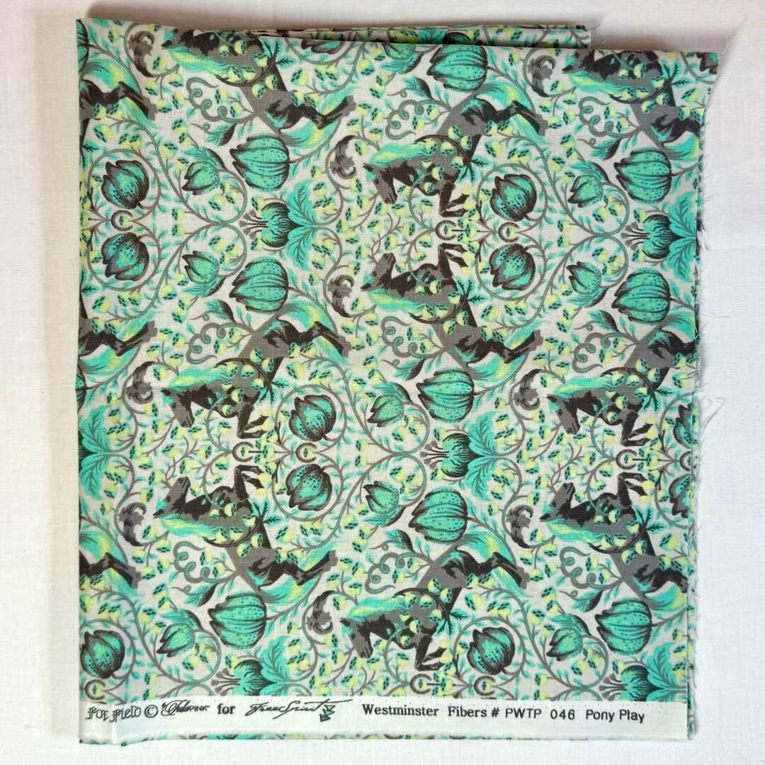 Tula Pink's Foxfield - One Fat Quarter Cut of the Pony Play Print in ...